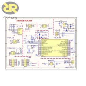 برد توسعه STM32F103C8T6 - فروشگاه قطعات الکترونیک ردرونیک
